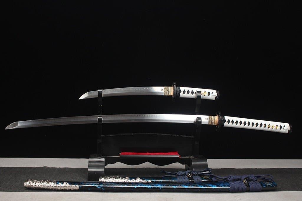 Ghost of Tsushima Katana & Wakizashi Set | Authentic T10 Steel Samurai ...